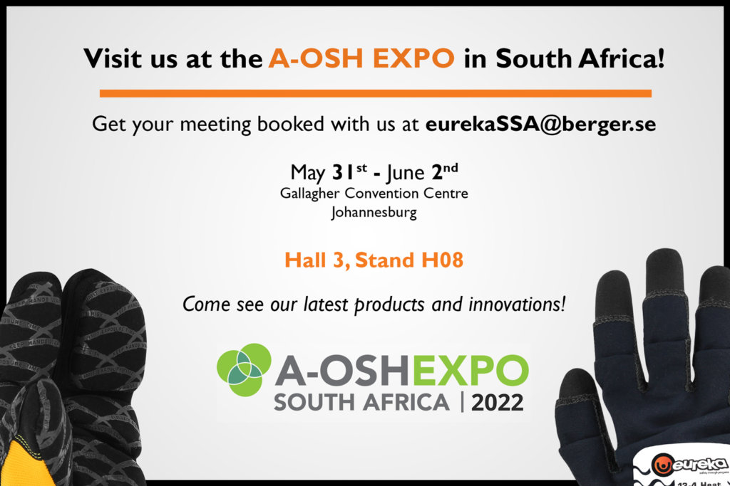 Visit us at the A-OSH EXPO in South Africa! – Eureka